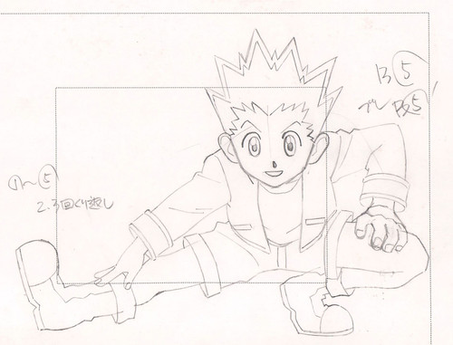 Hunter x Hunter Anime Layout Genga | SoulofTokyo