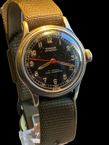 1940’s Timor Military Gents Watch | vintagewatchroom