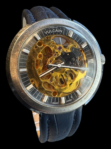 1970’s Vulcain Jumbo Skeleton Automatic Gents Dress Watch ...