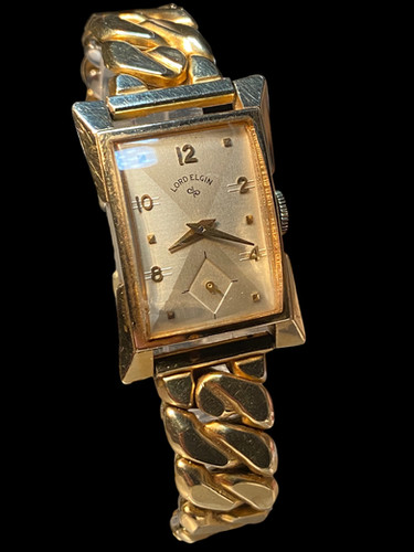1950’s Lord Elgin Mansfield 14K GF Gents Dress Watch | vintagewatchroom