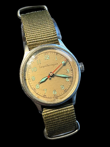 WW2 1940’s Girard Perregaux Gents Military Watch | vintagewatchroom