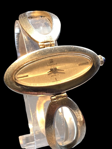 1970’s Sarcar Geneve Ladies Sterling Silver Bracelet Watch | Sarcar Geneve