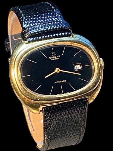 1970’s Sarcar Geneve Automatic Gents Dress Watch | vintagewatchroom