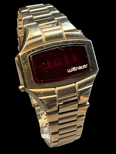 1970’s Longines Wittnauer Polara LED Gents Bracelet Watch ...