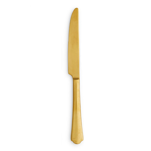 Gold Dinner Knife | bwer