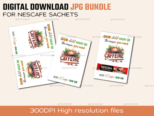 BACKING CARD FOR NESCAFE SACHET - TEACHER - DIGITAL DOWNLOAD ...