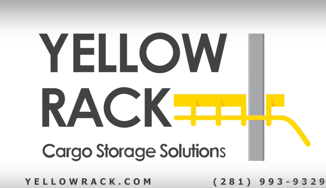 Load Bar, Strap & Equipment Storage Rack - YellowRack