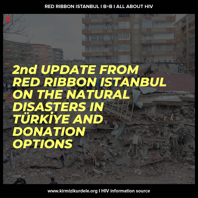 2nd update from Red Ribbon Istanbul on the natural disasters in Türkiye ...