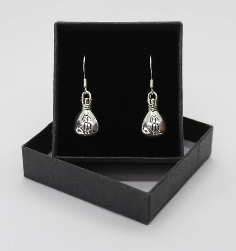 Money Bag earrings | Sarison Gifts
