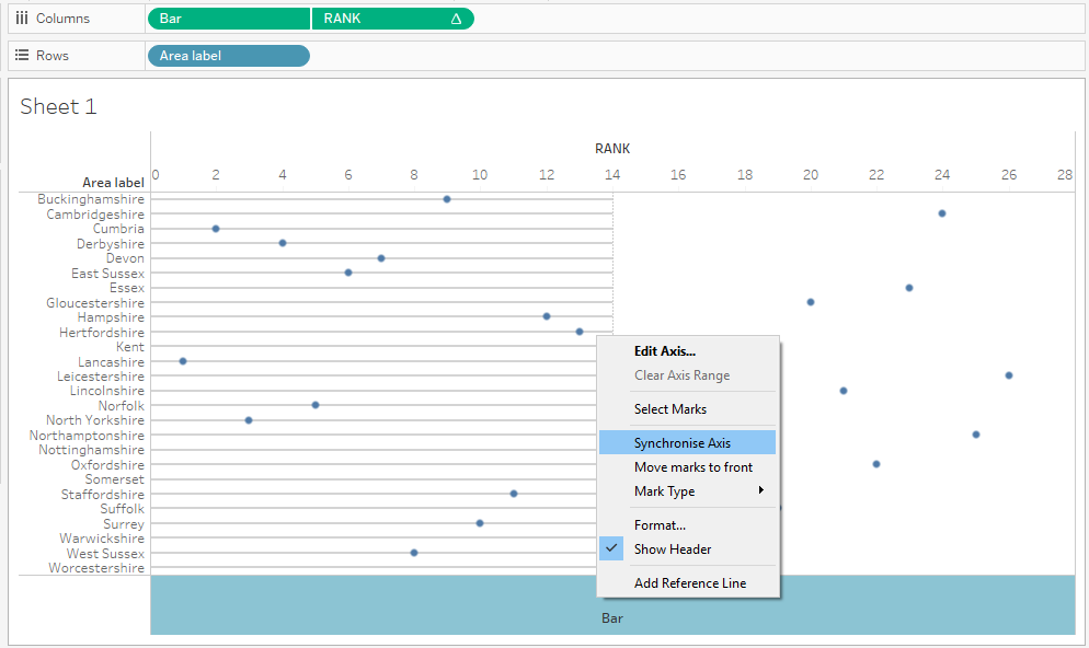 Tableau Bitesize: Slider Charts