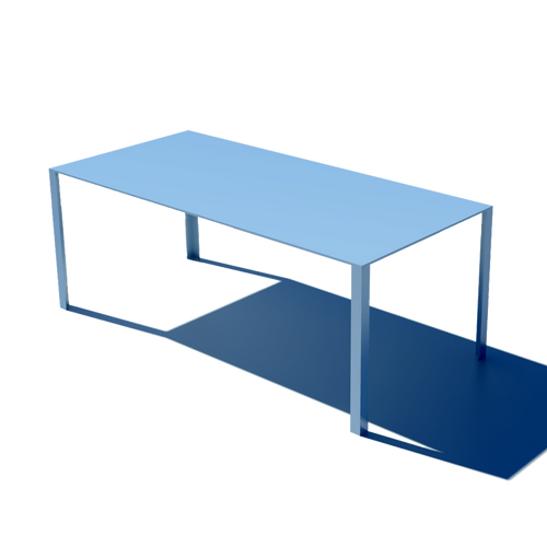 Table - Jean Nouvel - Less Table | Virtuarta