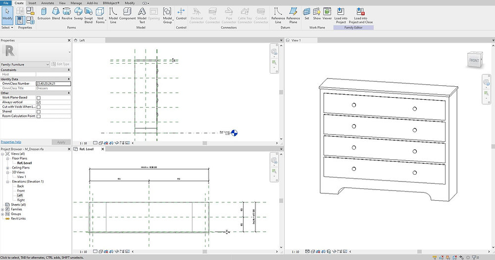 TOP TIPS FOR CREATING REVIT FAMILIES