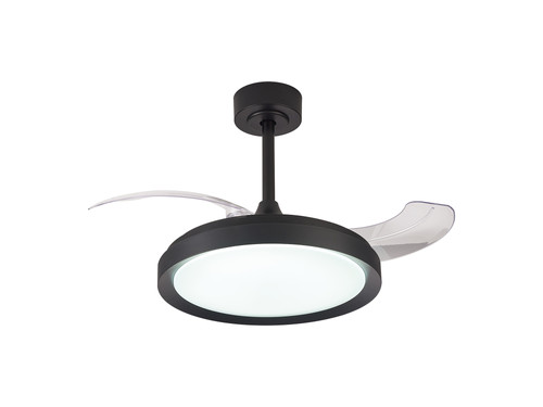 Trail Black Mini LED Ceiling Fan and Light | The Light House285