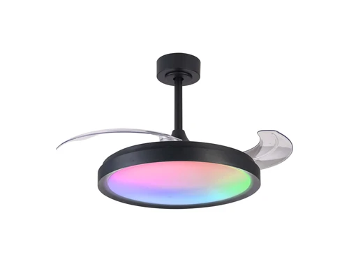 Serbia Black LED Ceiling Fan and Light | The Light House367.5