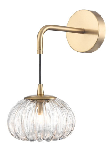 Henry 1 Light Aged Brass Wall Light | The Light House87.4
