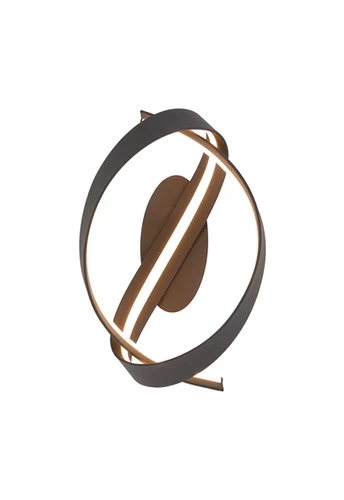 Liza Dark Grey Loop Wall Light | The Light House177