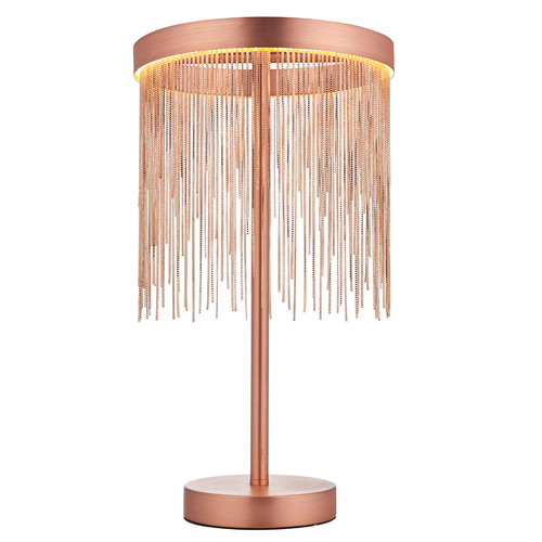 Zarah Brushed Copper LED Table Light | The Light House180.08