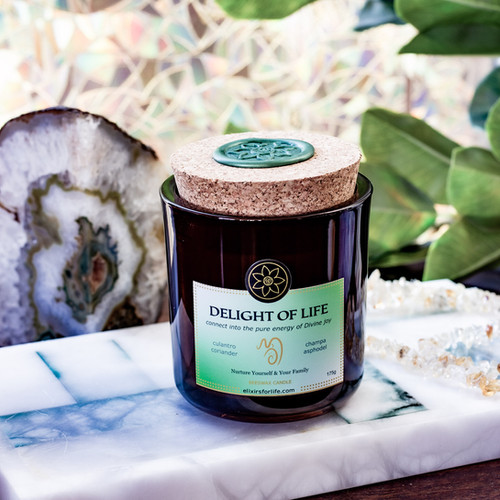Delight of Life Candle for Connecting with Joy | elixirsforlife