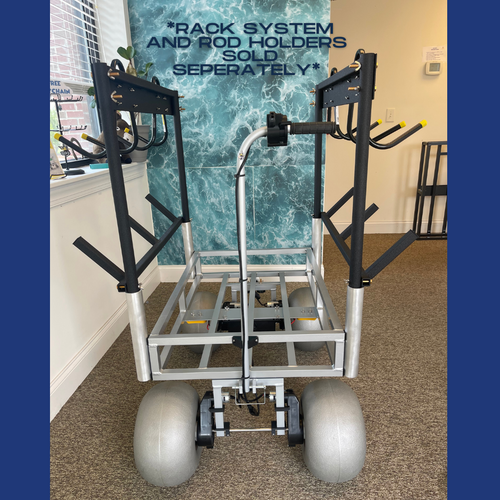 Electric Beach Cart - Beach Mule HD - SILVER | The Beach Mule