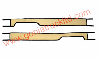 Volvo FH4 "smooth eco leather" seat wraps set | Gonia Truck Ltd