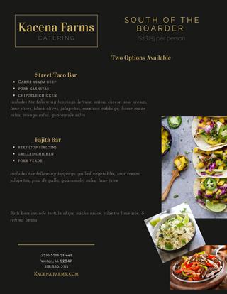 Catering | Kacena Farms