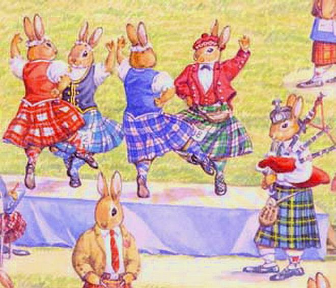 Scottish Country Dance Theme Program - Easter