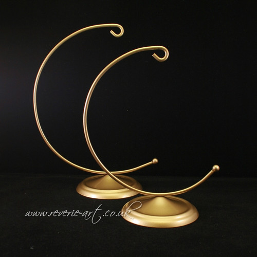 Metal stands GOLD for 15cm bauble | ReverieArt