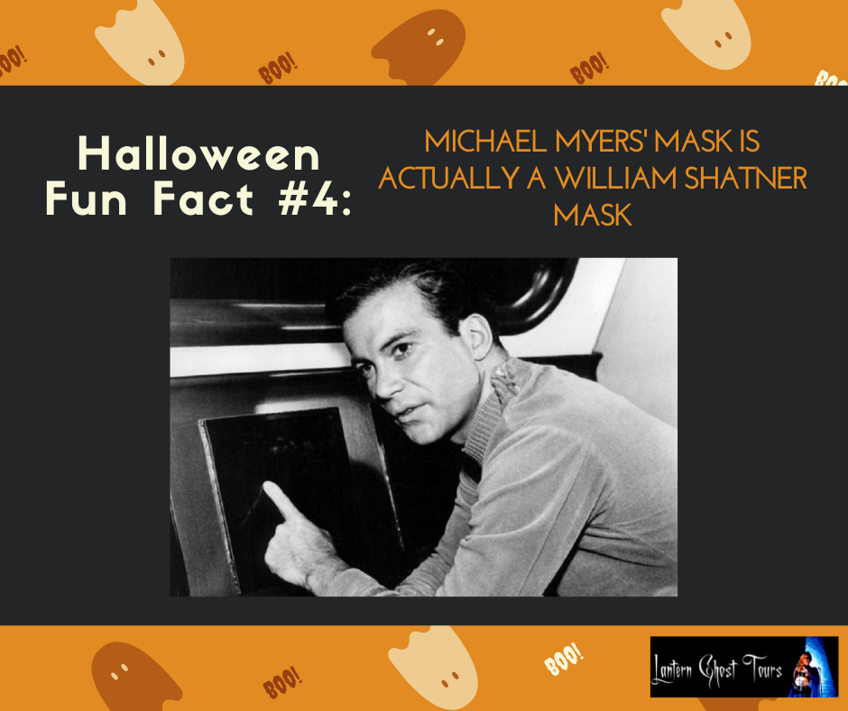 Michael Myers' mask is actually a William Shatner mask