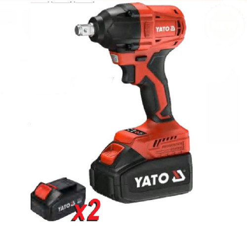 YATO 18V 350N CORDLESS BRUSHLESS IMPACT WRENCH + 2 X4AH CHARGER | The ...