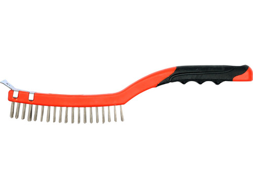 YATO WIRE BRUSH 3X19 ROWS L=340MM W SCRAPER | The ToolPit