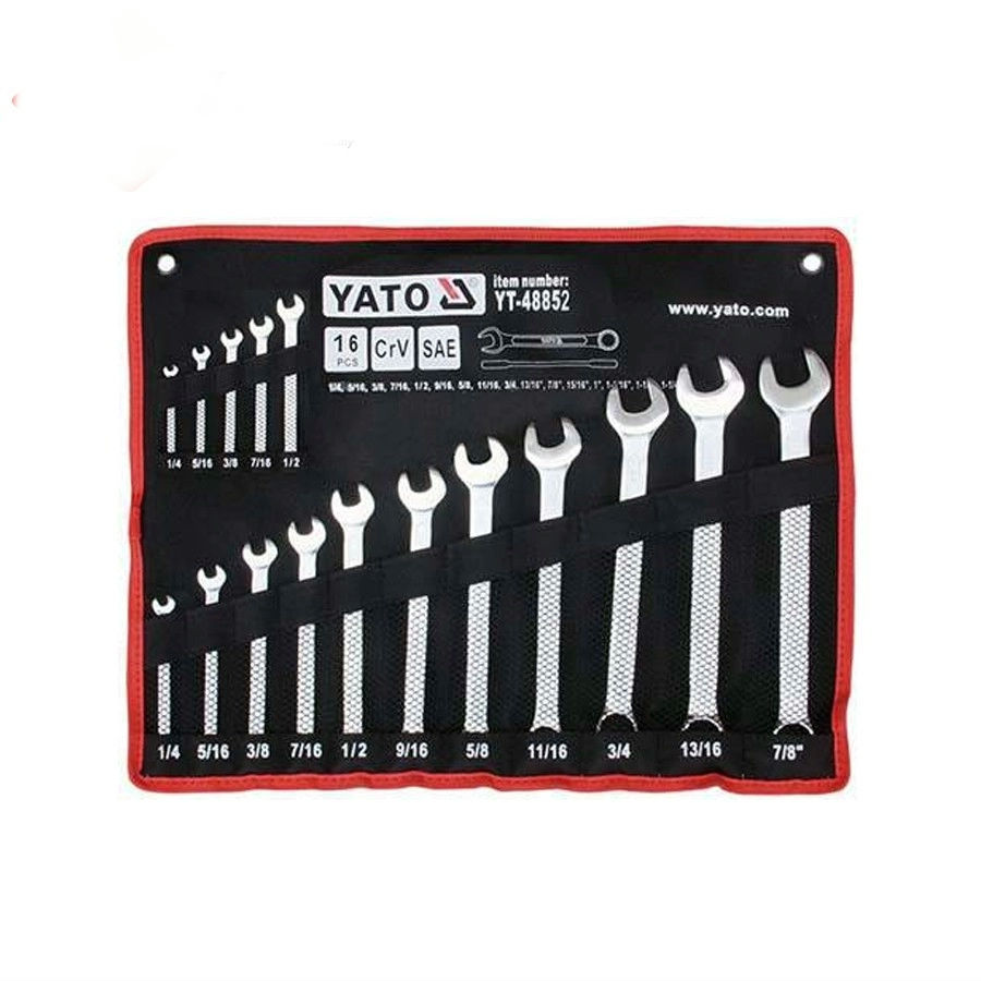 YATO COMBINATION SPANNER SET 1/4 TO 7/8 16PCS | The ToolPit