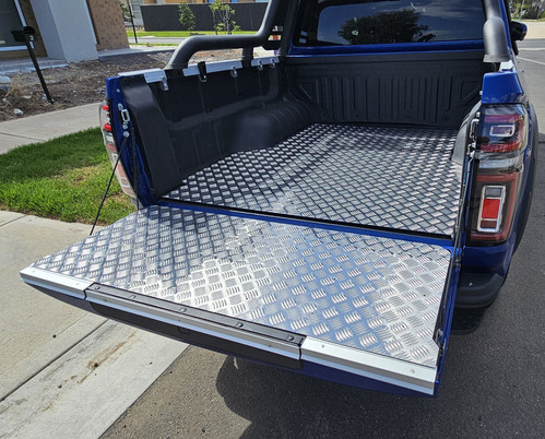 Tub & Tail Gate Checker Plate for GWM Cannon. | PickaTrailer