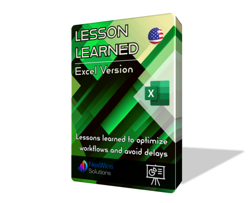 Lessons Learned | Excel Template | EN | NexWins Solutions