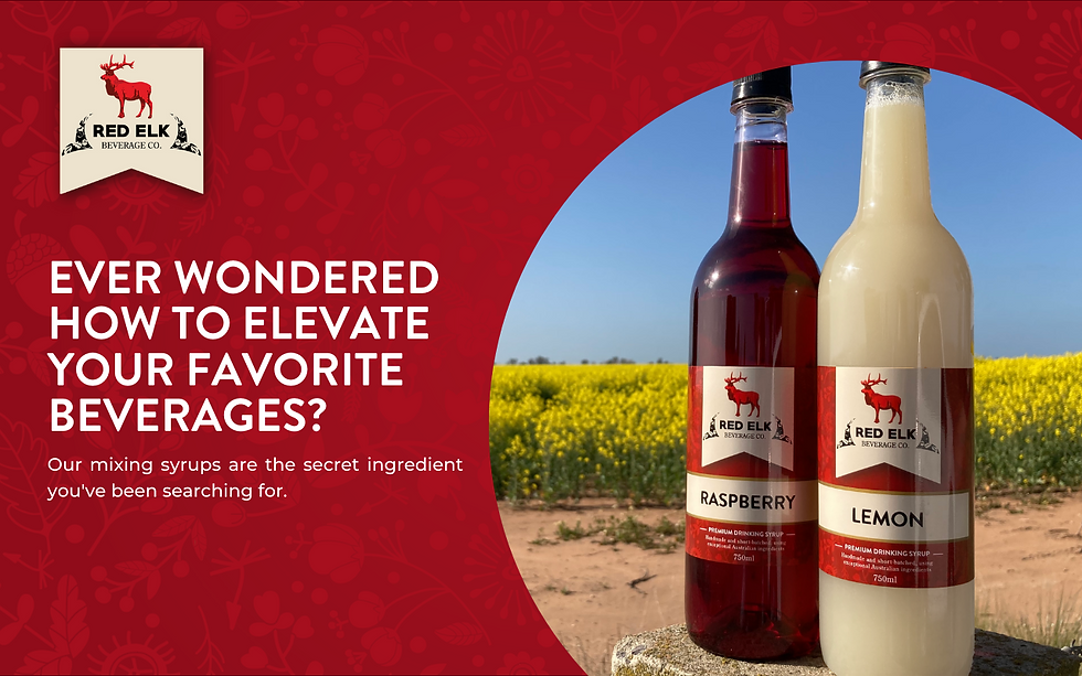 Mixing syrups | Red Elk Beverage Co