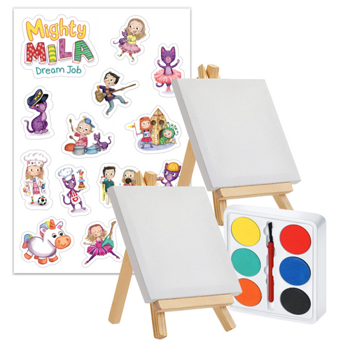 Mighty Mila Sticker Artist Kit | Mighty Mila