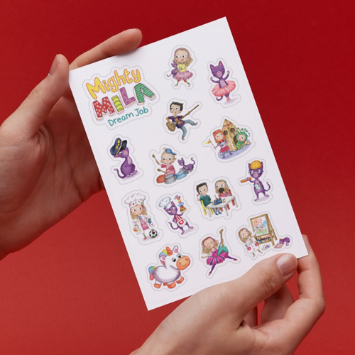 Mighty Mila: Dream Job Sticker Sheet | Mighty Mila