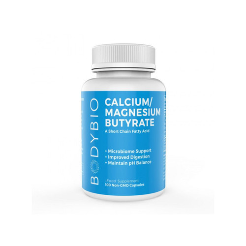 Bodybio Calcium/Magnesium Butyrate 100's | Oranga
