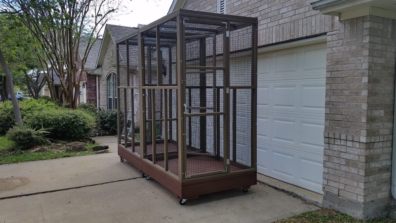 Custom Indoor & Outdoor Walk-in Bird Aviaries