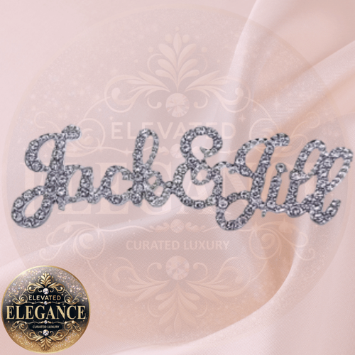 JJOA Rhinestones Jack & Jill Brooch | Elevated Elegance Curated Luxury