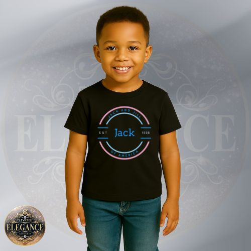 JJOA Boy's Family Logo T-Shirt | Elevated Elegance Curated Luxury