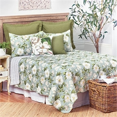 MAGNOLIA GARDEN QUILT SET | LINENS-N-MORE