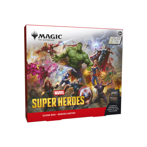 Magic The Gathering: Marvel Super Heroes Scene Box Heroes United ...