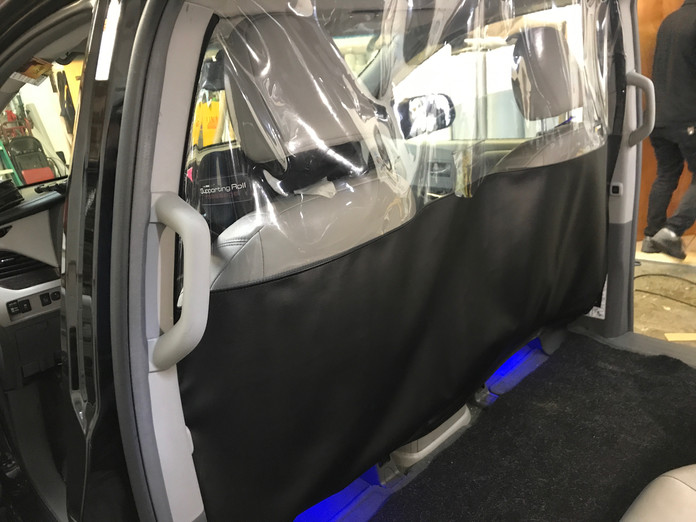 DriveShield | NYC Taxi Soft Partition | Driver & Passenger Protection