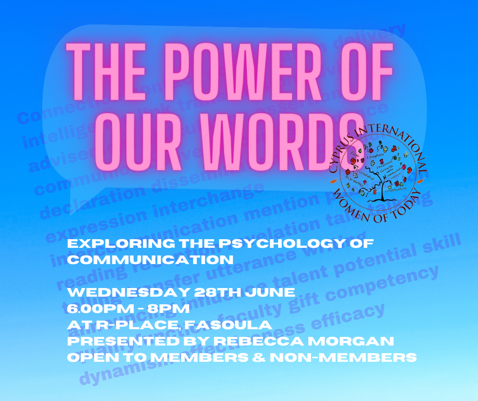 The Power of Our Words | CIWOT