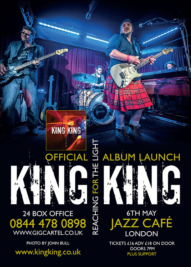 King King: "Reaching for the Light" Album Launch & 2015 Tour Dates
