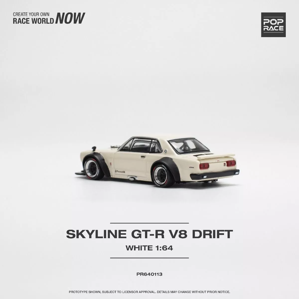 NISSAN SKYLINE GTR V8 DRIFT HAKOSUKA 1/64 DIECAST CAR MODEL BY POP RACE ...