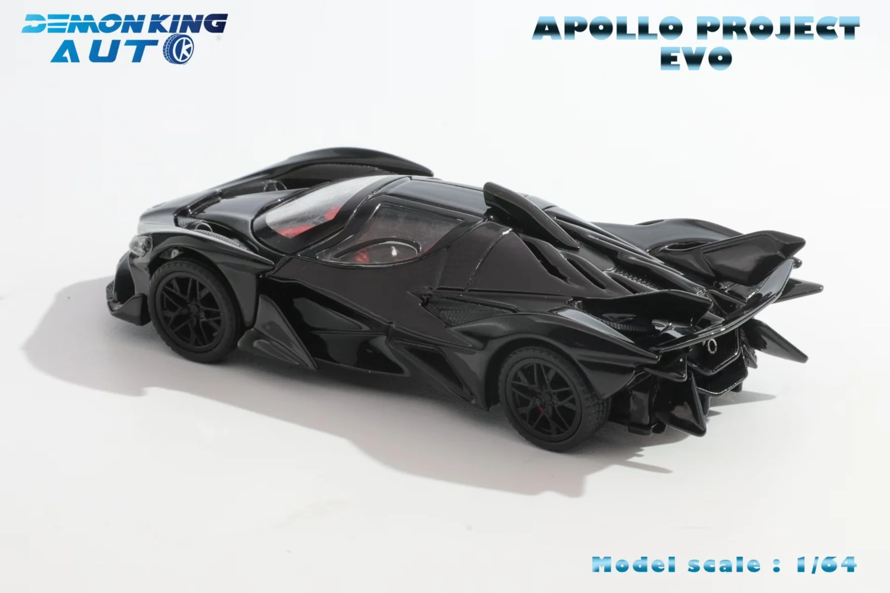 APOLLO EVO BLACK NIGHT 1/64 SCALE DIECAST CAR MODEL BY DEMON KING | JVK ...