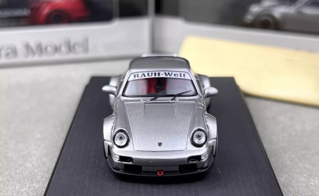 PORSCHE 964 RWB SILVER WIDEBODY 499 MADE 1/64 SCALE DIECAST CAR BY ...