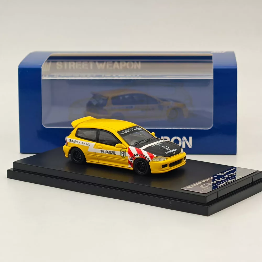 HONDA CIVIC EG6 SPOON NO GOOD RACING 1/64 SCALE DIECAST CAR BY STREET ...