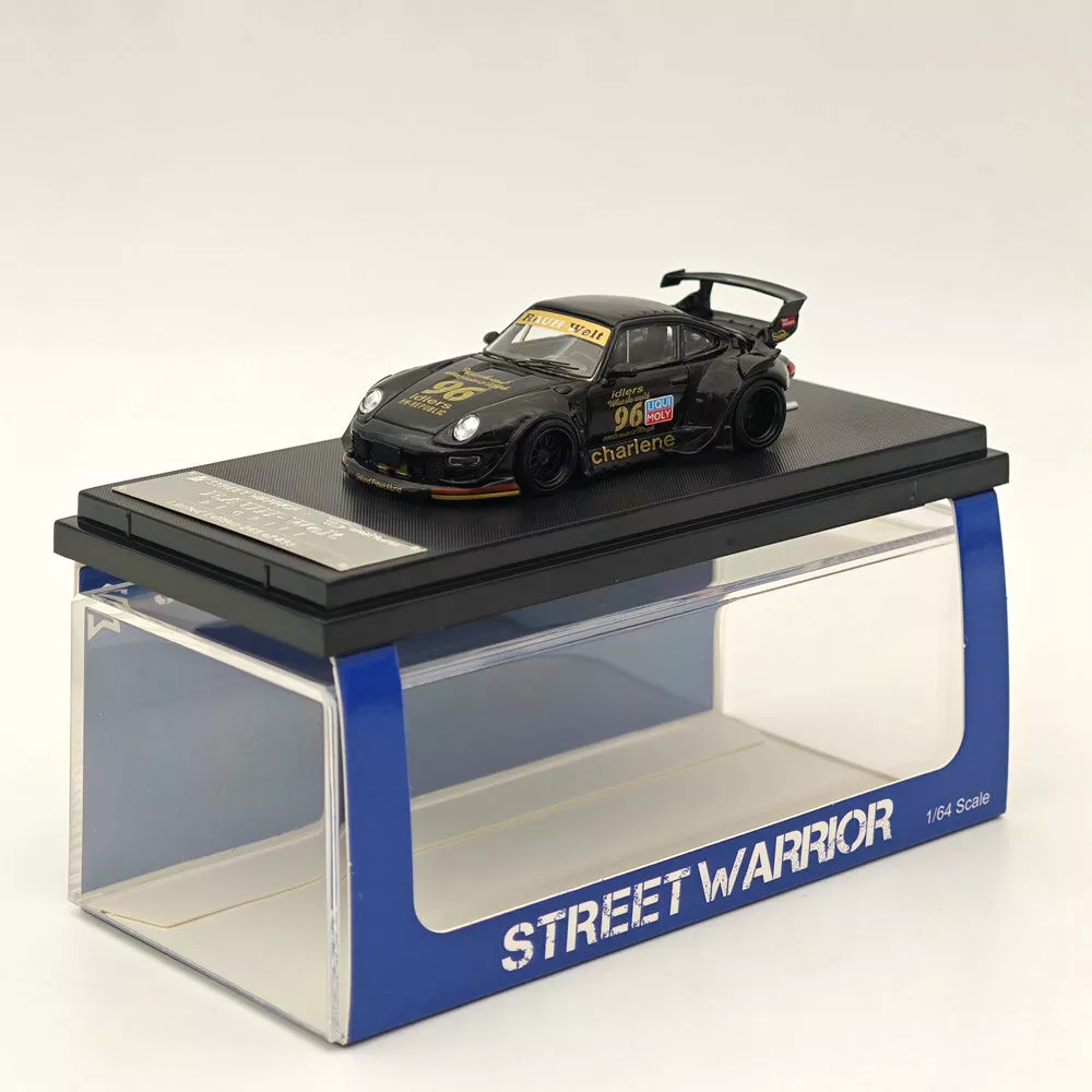 PORSCHE RWB 993 CHARLENE BLACK LOW TAIL 1/64 SCALE DIECAST CAR BY ...